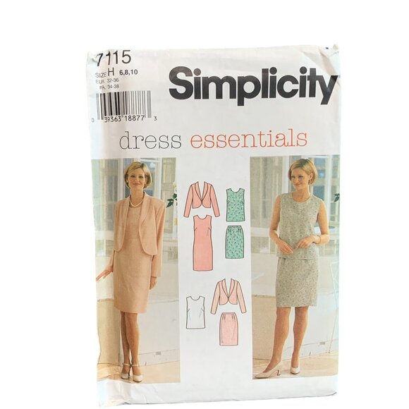 Simplicity | Other | Simplicity 715 Dress Essentials Sewing Pattern ...